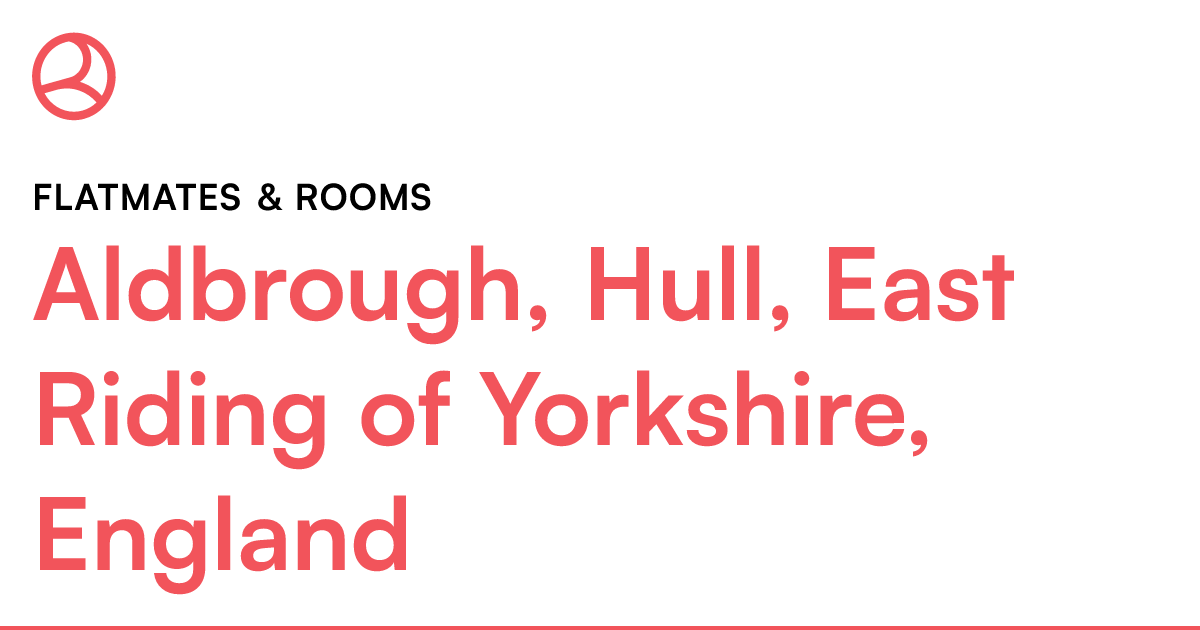 Aldbrough, Hull, East Riding of Yorkshire, England... – Roomies.co.uk