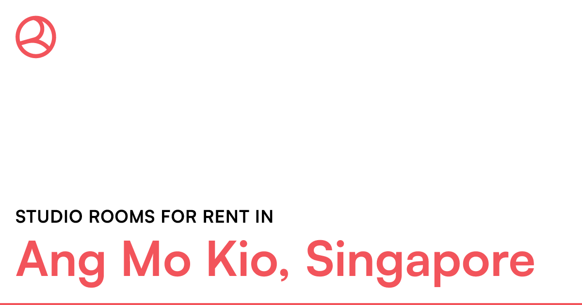 Ang Mo Kio, Singapore Studio rooms for rent – Roomies.sg