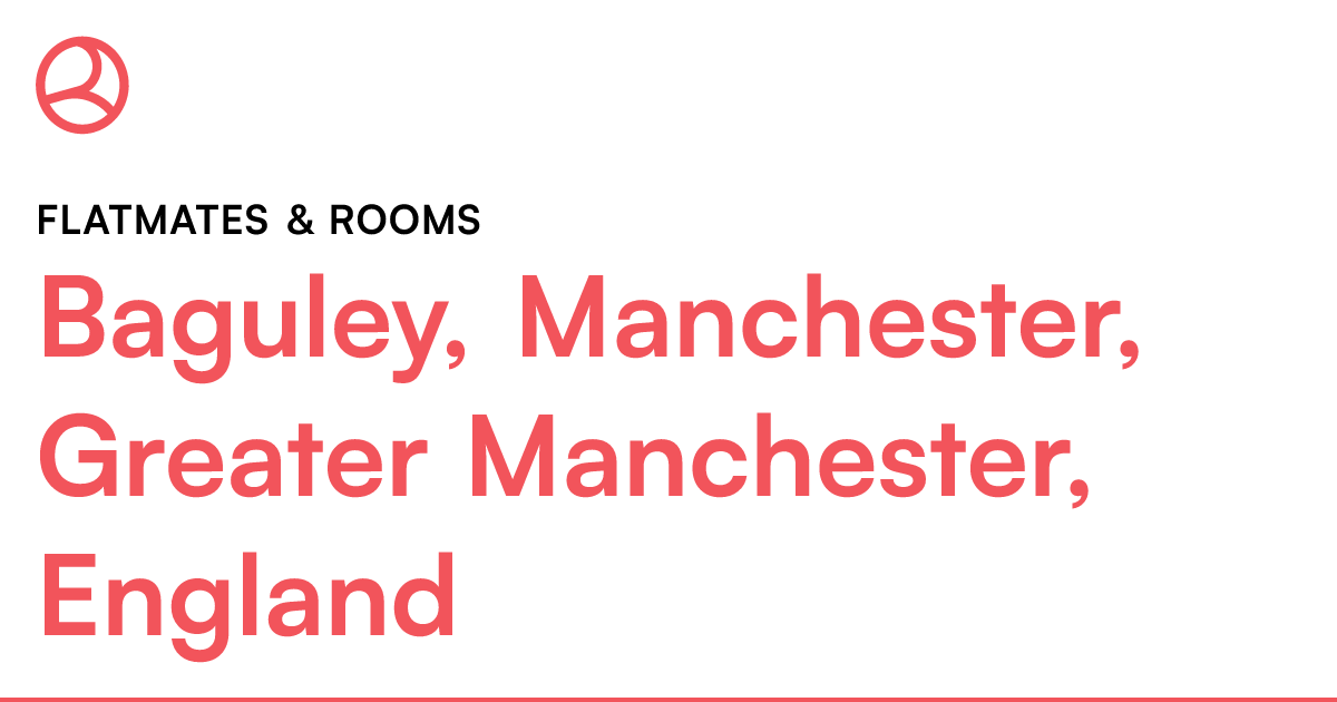 Baguley, Manchester, Greater Manchester, England Fl... – Roomies.co.uk