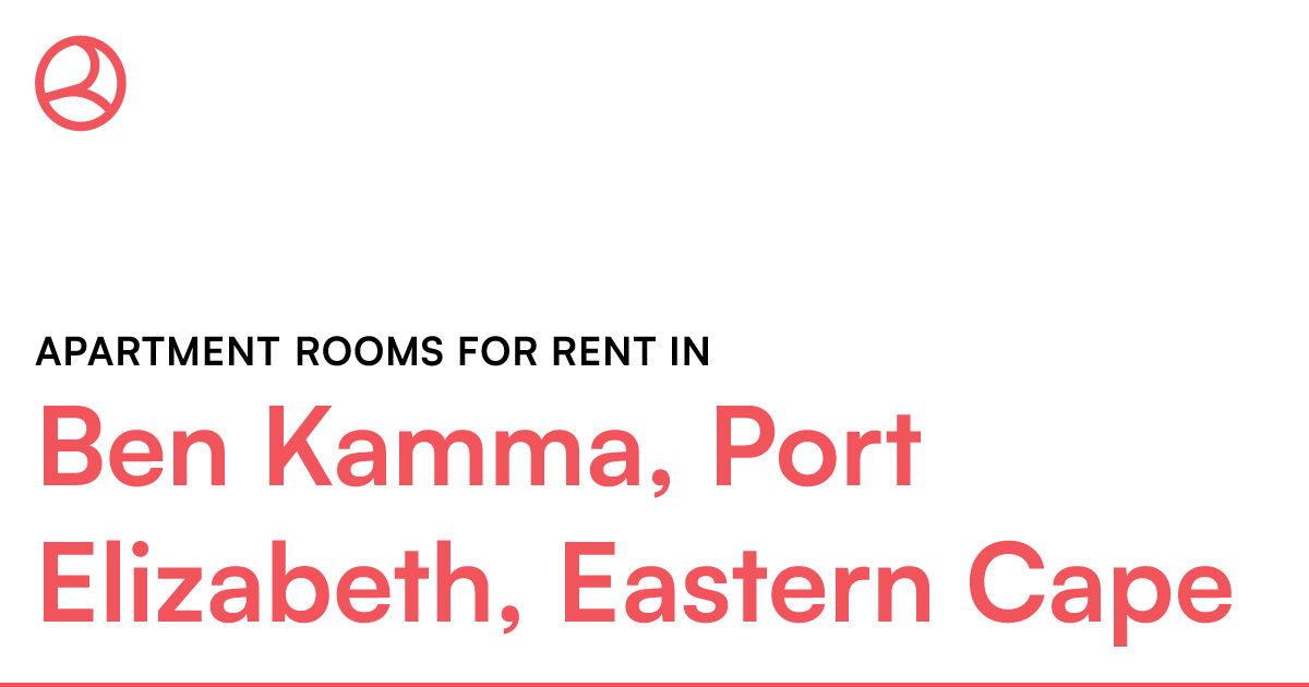 Ben Kamma, Port Elizabeth, Eastern Cape Apartment r... – Roomies.co.za