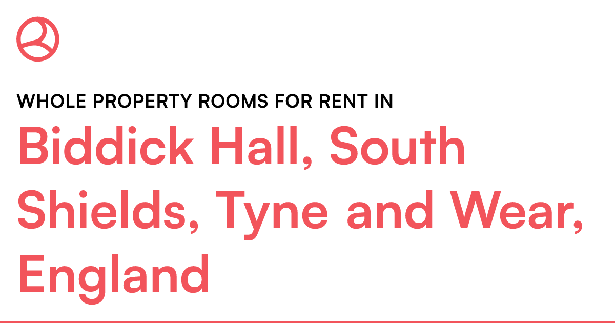 Biddick Hall, South Shields, Tyne and Wear, England... – Roomies.co.uk