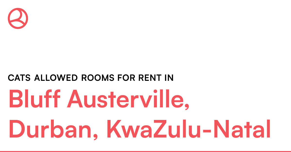 Bluff Austerville, Durban, KwaZulu-Natal Cats allow... – Roomies.co.za