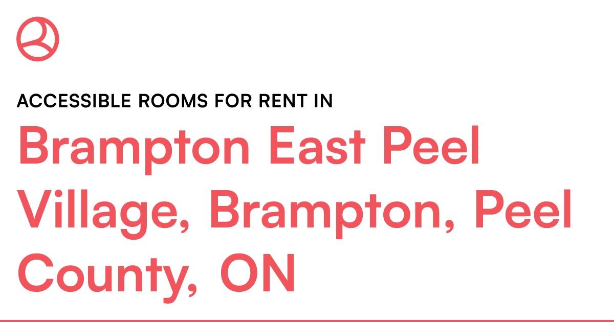 Brampton East Peel Village, Brampton, Peel County, ON... – Roomies.ca