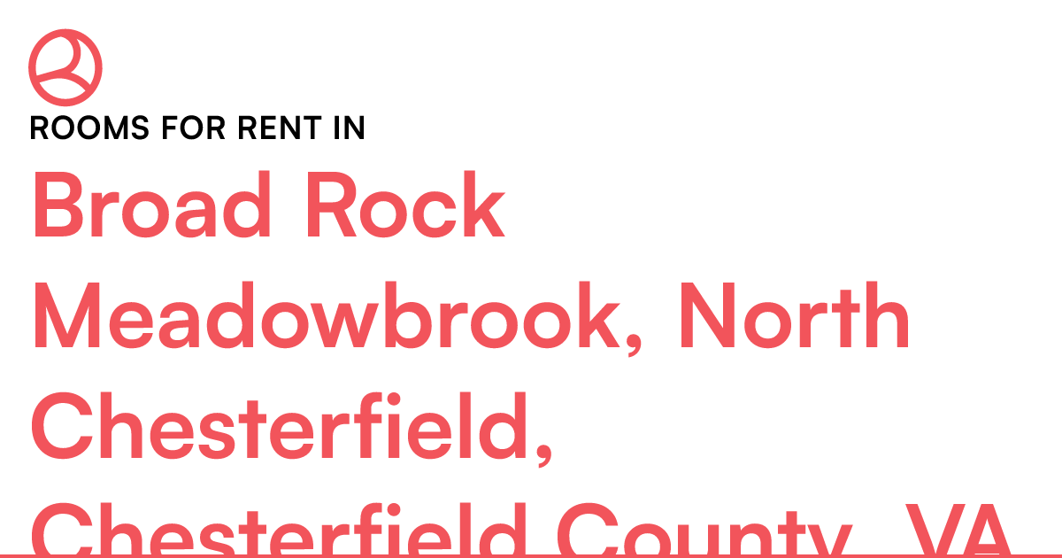 Broad Rock Meadowbrook, North Chesterfield, Chesterfi... – Roomies.com