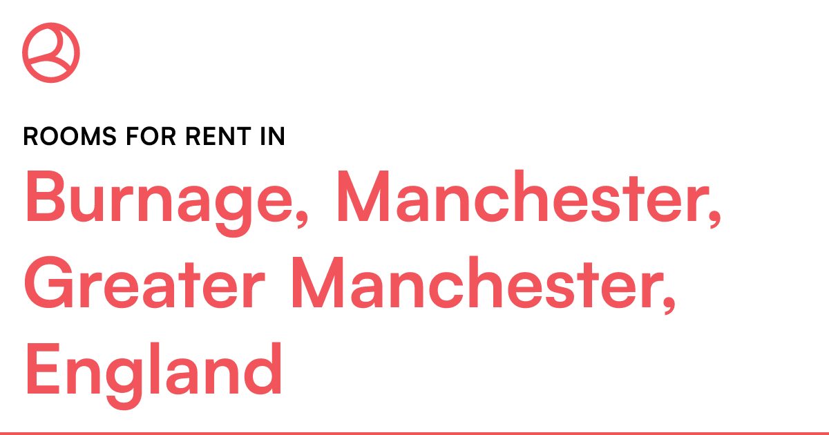 Burnage, Manchester, Greater Manchester, England Ro... – Roomies.co.uk