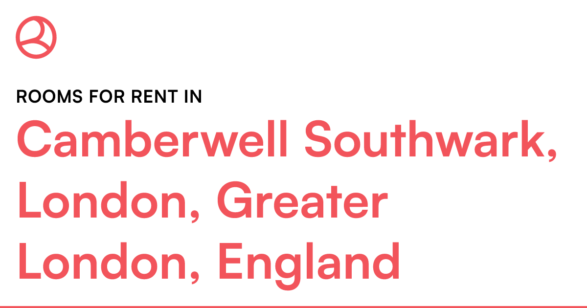 Camberwell Southwark, London, Greater London, Engla... – Roomies.co.uk