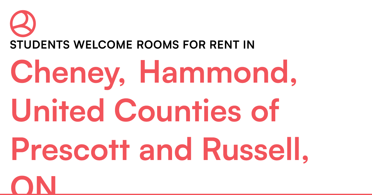 Cheney, Hammond, United Counties of Prescott and Russe... – Roomies.ca