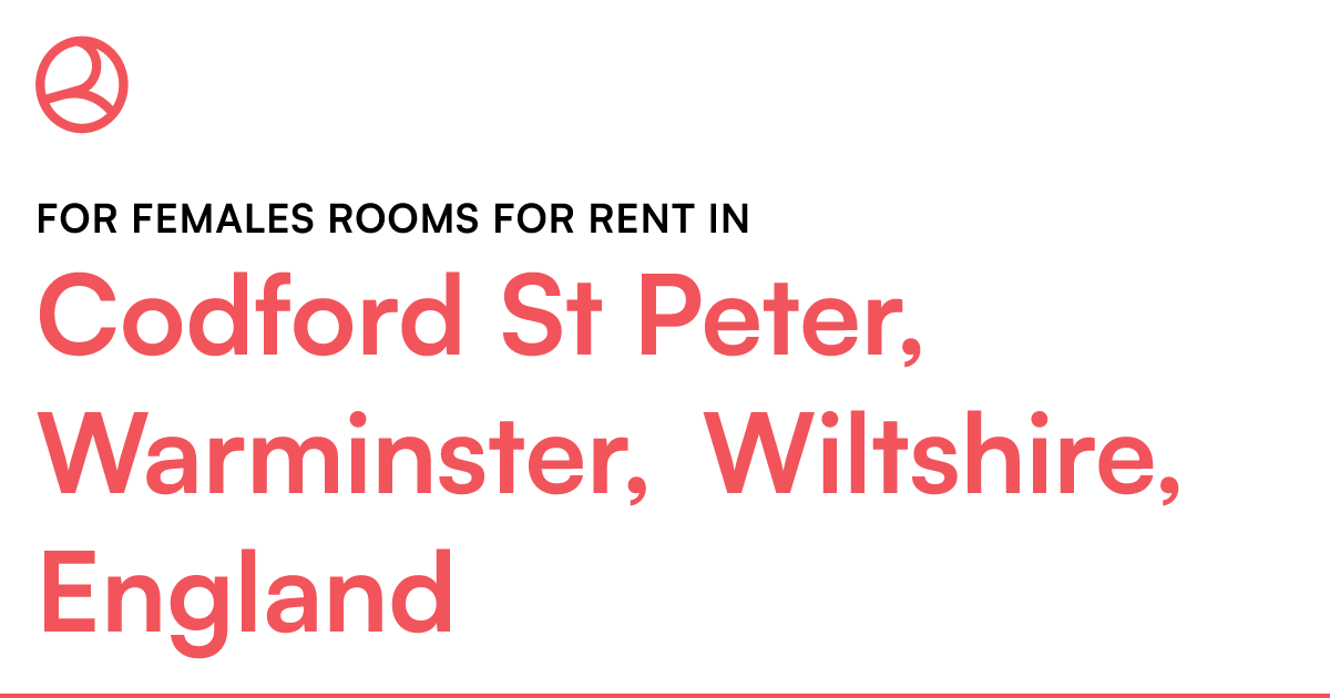 Codford St Peter, Warminster, Wiltshire, England Fo... – Roomies.co.uk