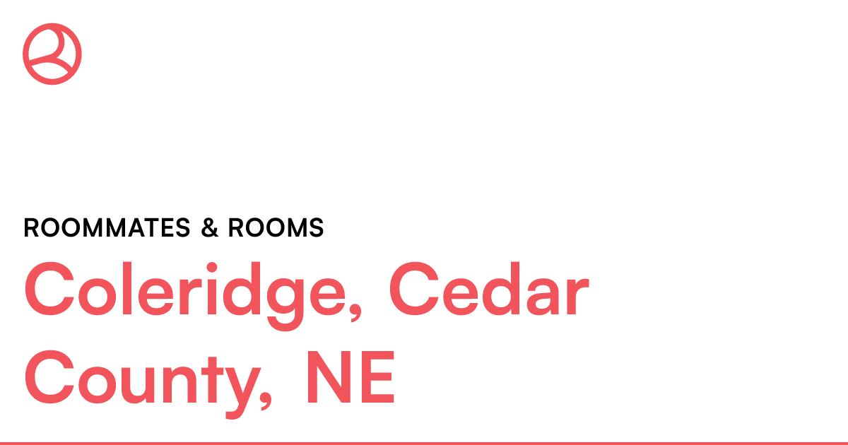 Coleridge, Cedar County, NE Roommates & rooms – Roomies.com