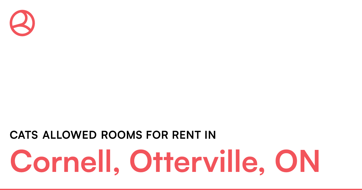 Cornell, Otterville, ON Cats allowed rooms for rent – Roomies.ca