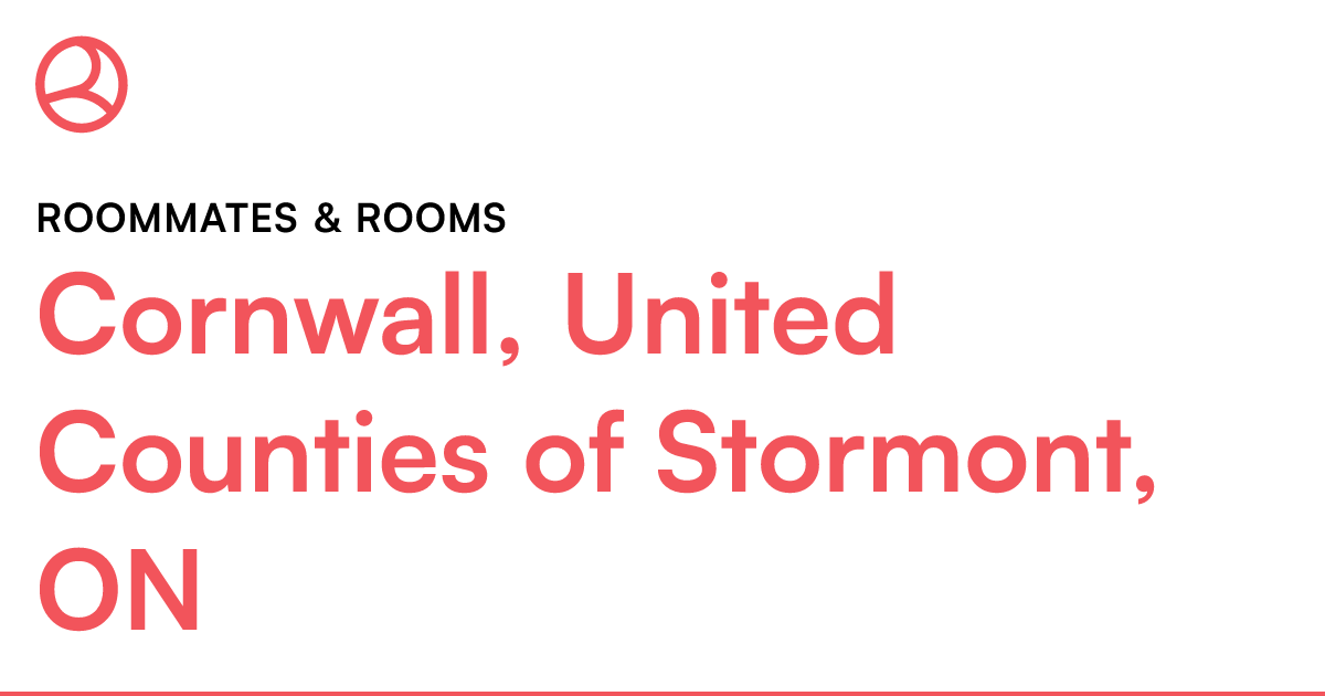 Cornwall, United Counties of Stormont, ON Roommates &... – Roomies.ca