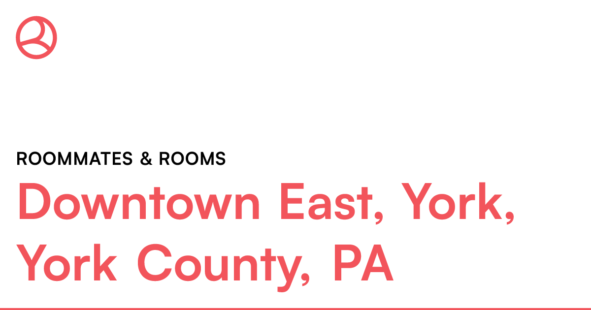 Downtown East, York, York County, PA Roommates & room... – Roomies.com