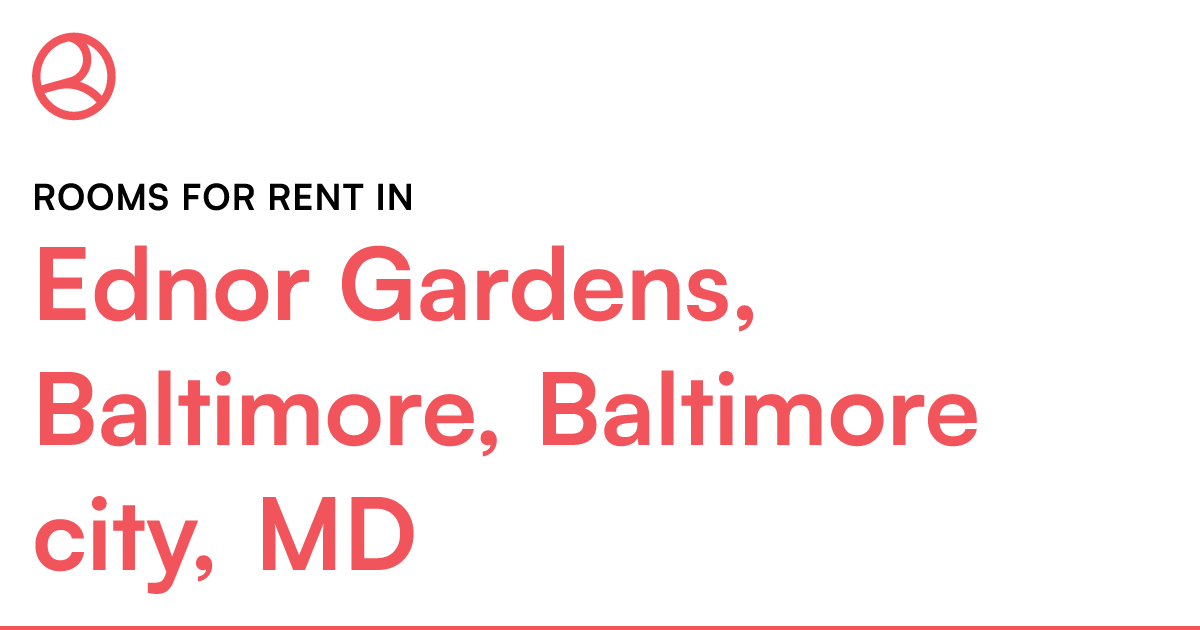 Ednor Gardens, Baltimore, Baltimore city, MD Rooms fo... – Roomies.com