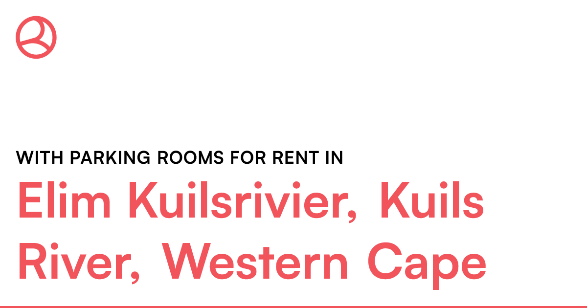 Elim Kuilsrivier, Kuils River, Western Cape With pa... – Roomies.co.za