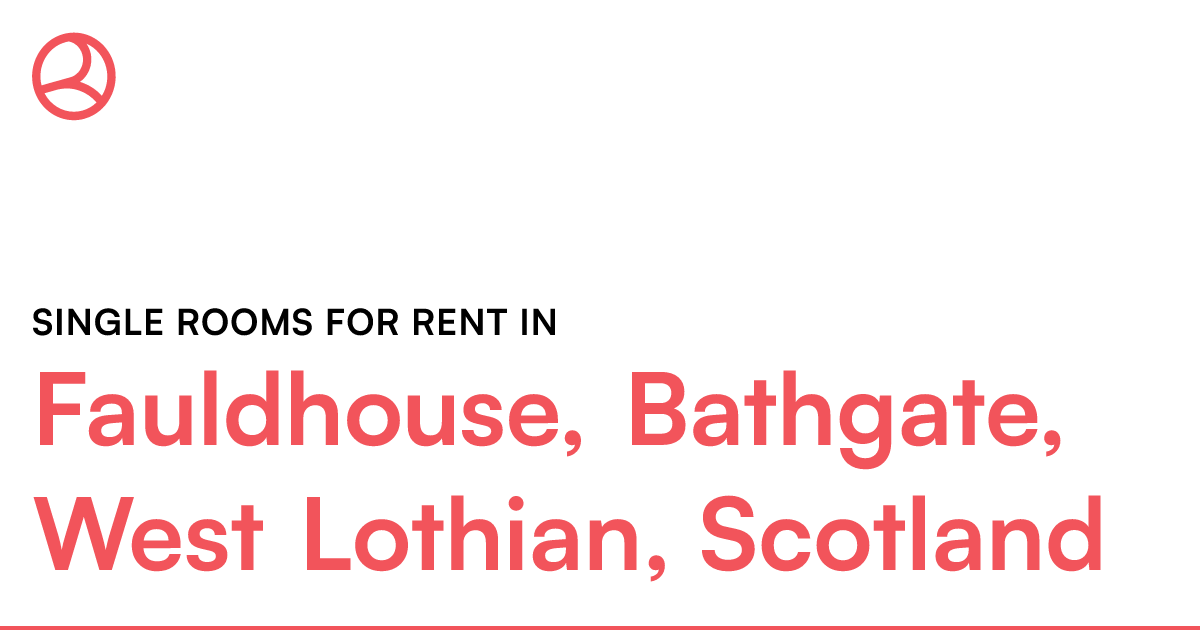 Fauldhouse, Bathgate, West Lothian, Scotland Single... – Roomies.co.uk