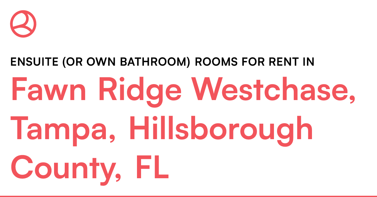 Fawn Ridge Westchase, Tampa, Hillsborough County, FL... – Roomies.com