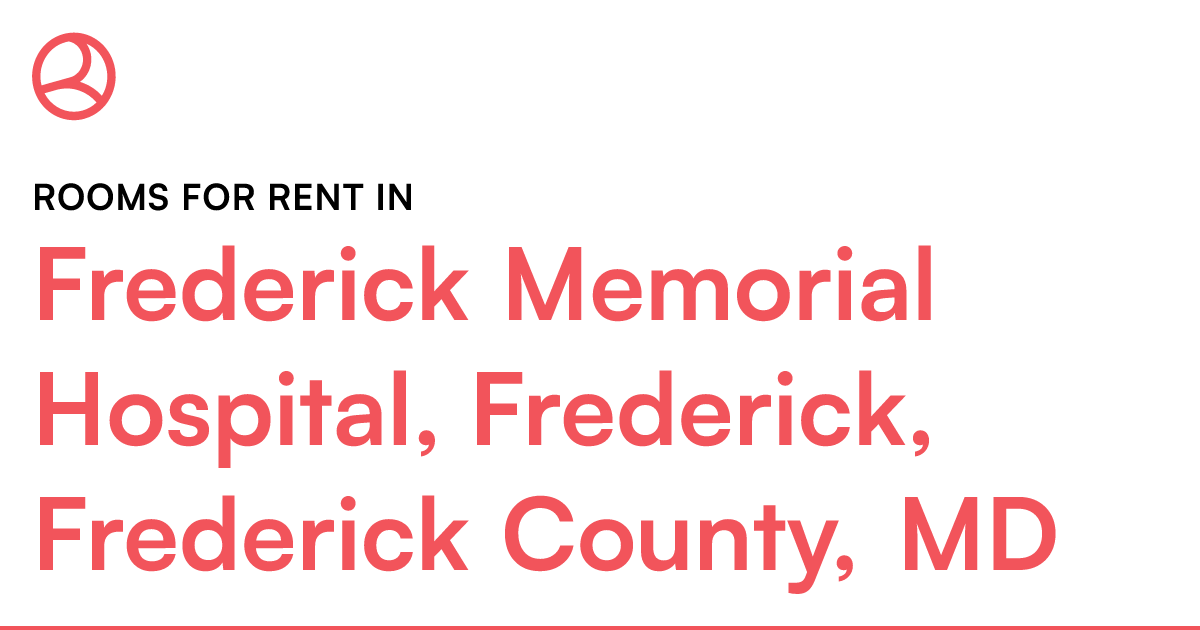 Frederick Memorial Hospital, Frederick, Frederick Cou... – Roomies.com