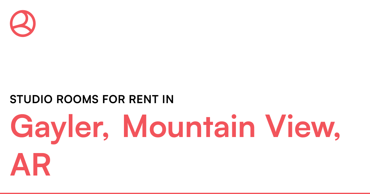 Gayler, Mountain View, AR Studio rooms for rent – Roomies.com
