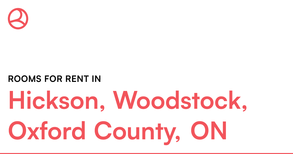 Hickson, Woodstock, Oxford County, ON Rooms for Rent – Roomies.ca