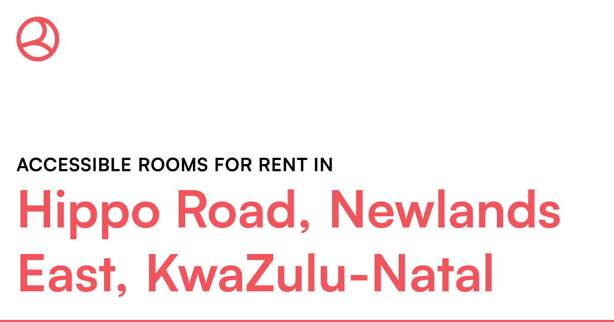 Hippo Road, Newlands East, KwaZulu-Natal Accessible... – Roomies.co.za