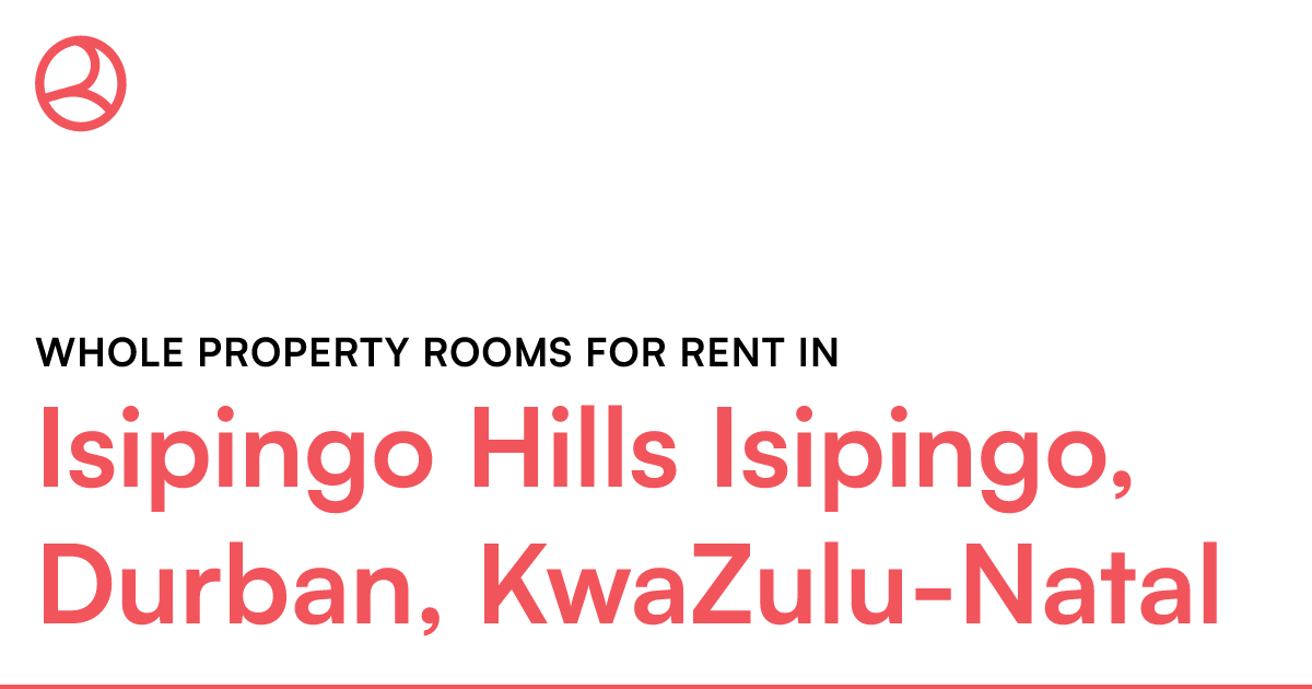 Isipingo Hills Isipingo, Durban, KwaZulu-Natal Whol... – Roomies.co.za