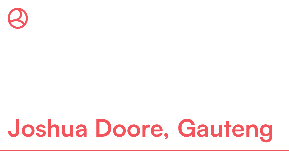 Joshua Doore, Gauteng Housemates & Flatmates – Roomies.co.za