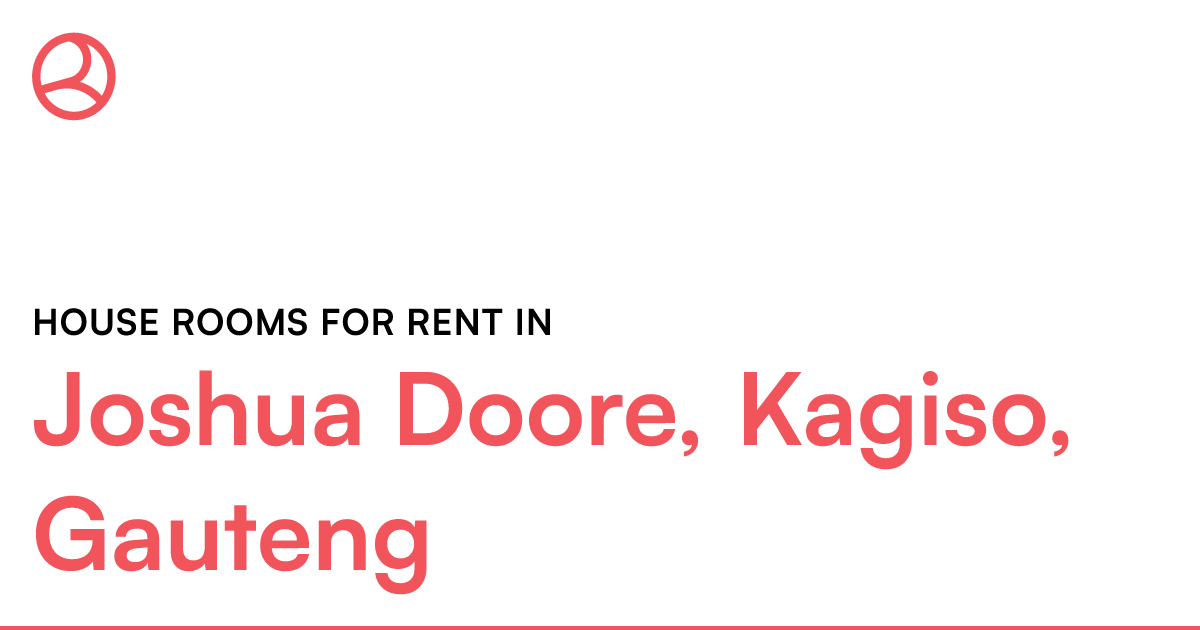 Joshua Doore, Kagiso, Gauteng House rooms for rent – Roomies.co.za