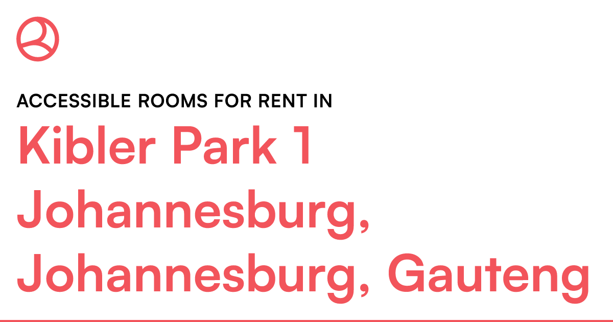 Kibler Park 1 Johannesburg, Johannesburg, Gauteng A... – Roomies.co.za