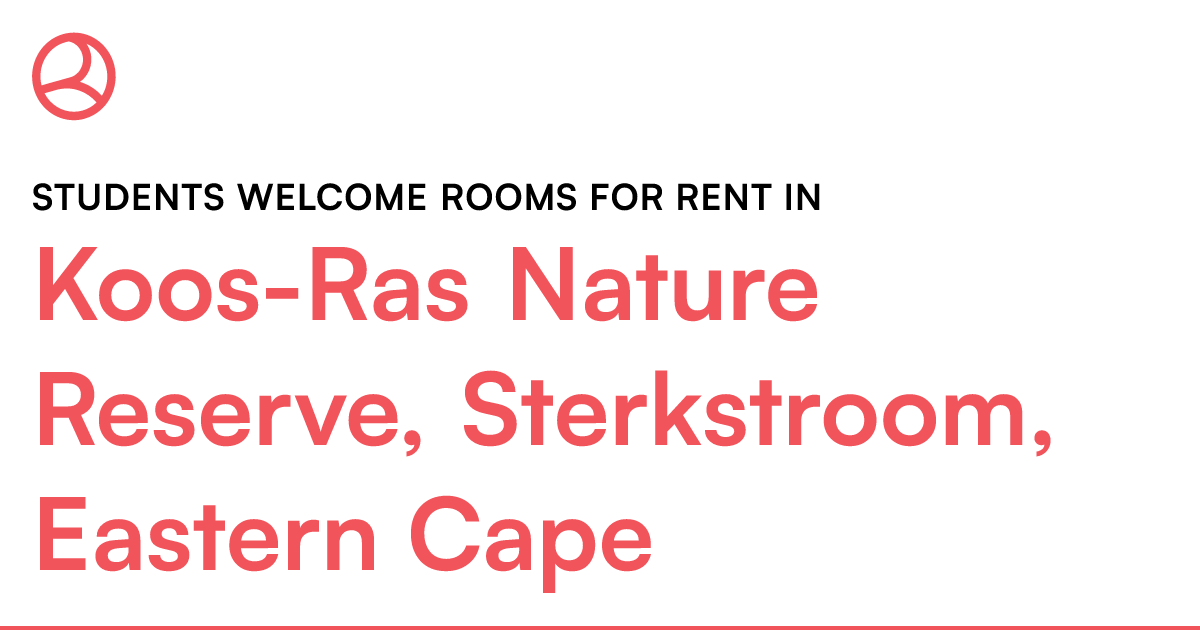 Koos-Ras Nature Reserve, Sterkstroom, Eastern Cape... – Roomies.co.za