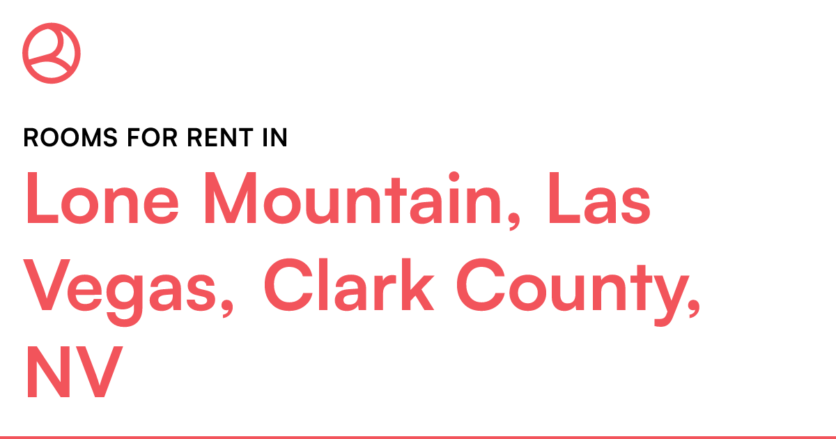 Lone Mountain, Las Vegas, Clark County, NV Rooms for... – Roomies.com