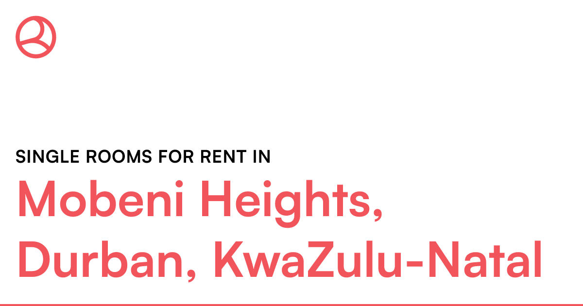 Mobeni Heights, Durban, KwaZulu-Natal Single rooms... – Roomies.co.za