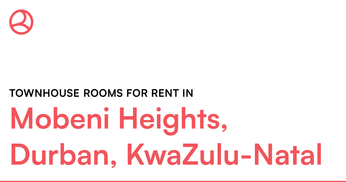 Mobeni Heights, Durban, KwaZulu-Natal Townhouse roo... – Roomies.co.za