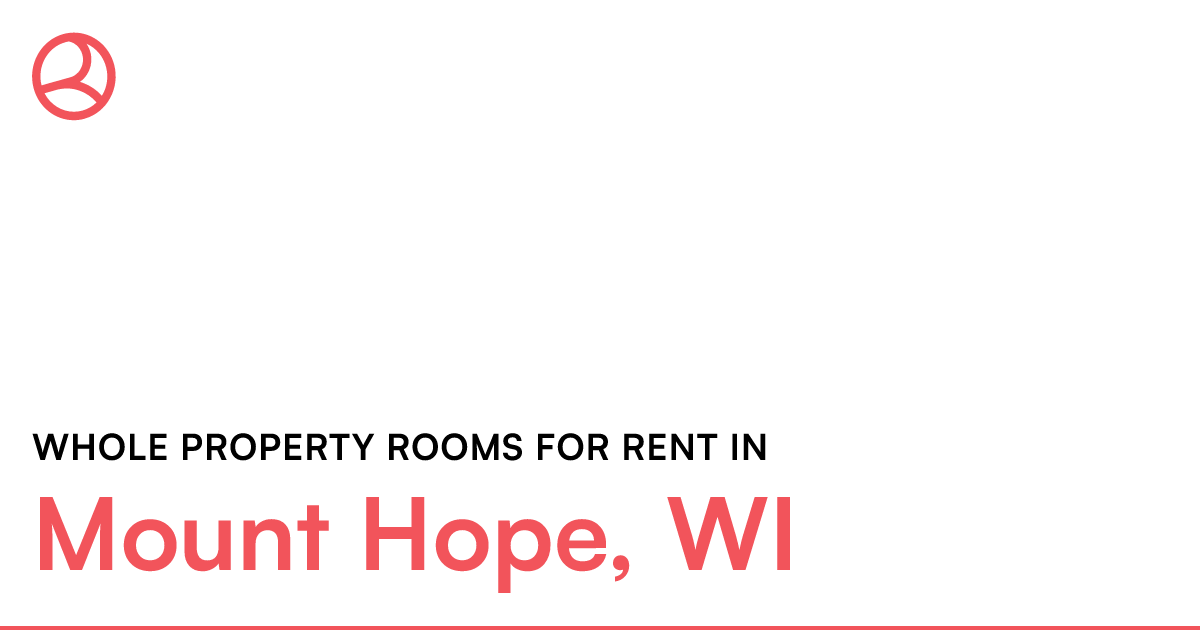 Mount Hope, WI Whole property rooms for rent – Roomies.com