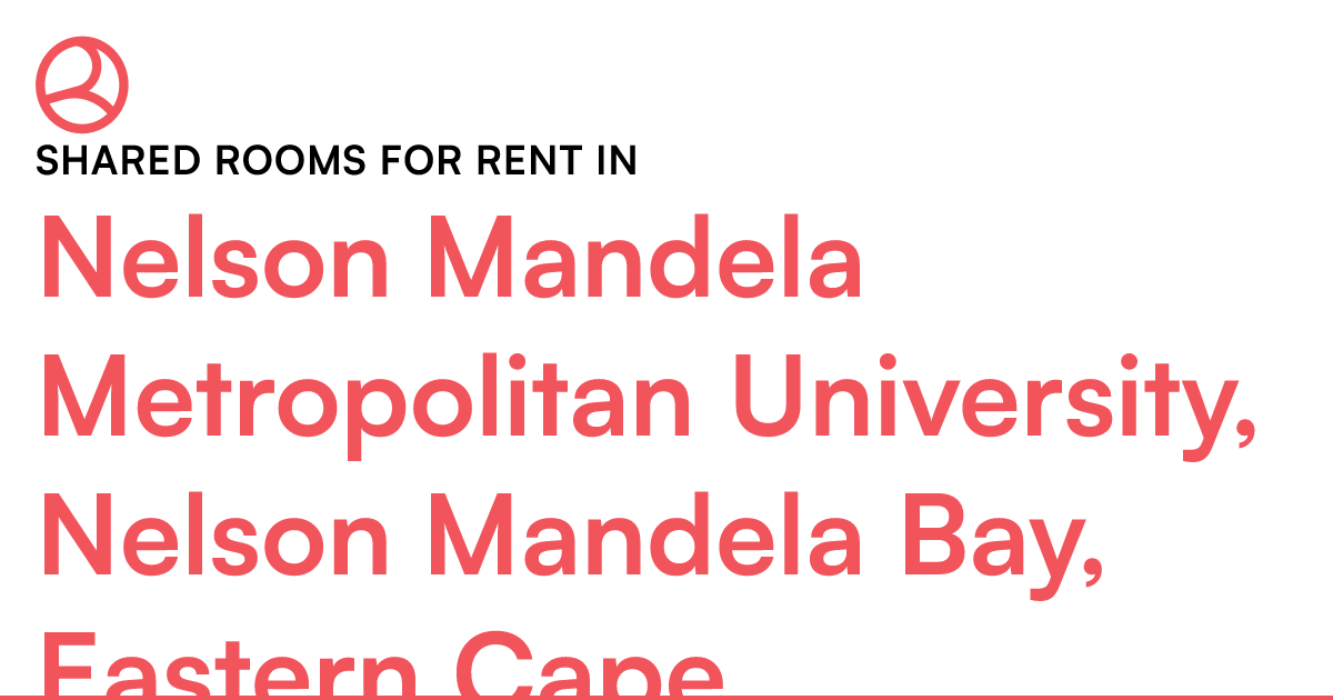 Nelson Mandela Metropolitan University, Nelson Mand... – Roomies.co.za