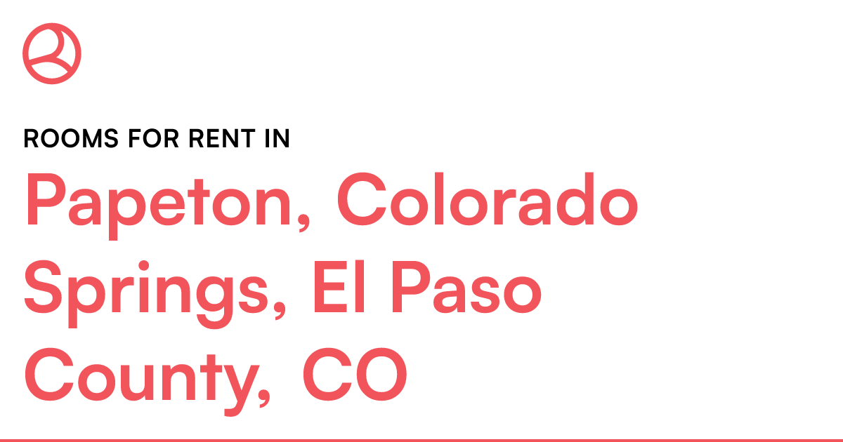 Papeton, Colorado Springs, El Paso County, CO Rooms f... – Roomies.com
