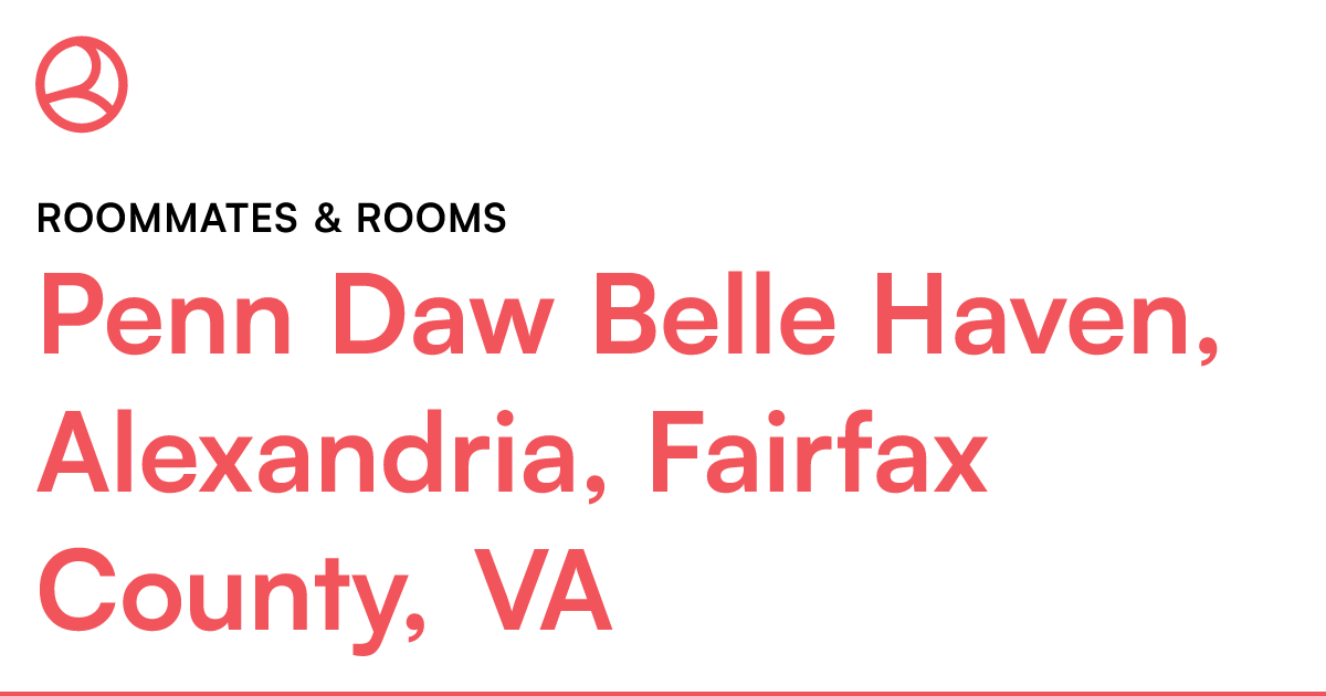 Penn Daw Belle Haven, Alexandria, Fairfax County, VA... – Roomies.com