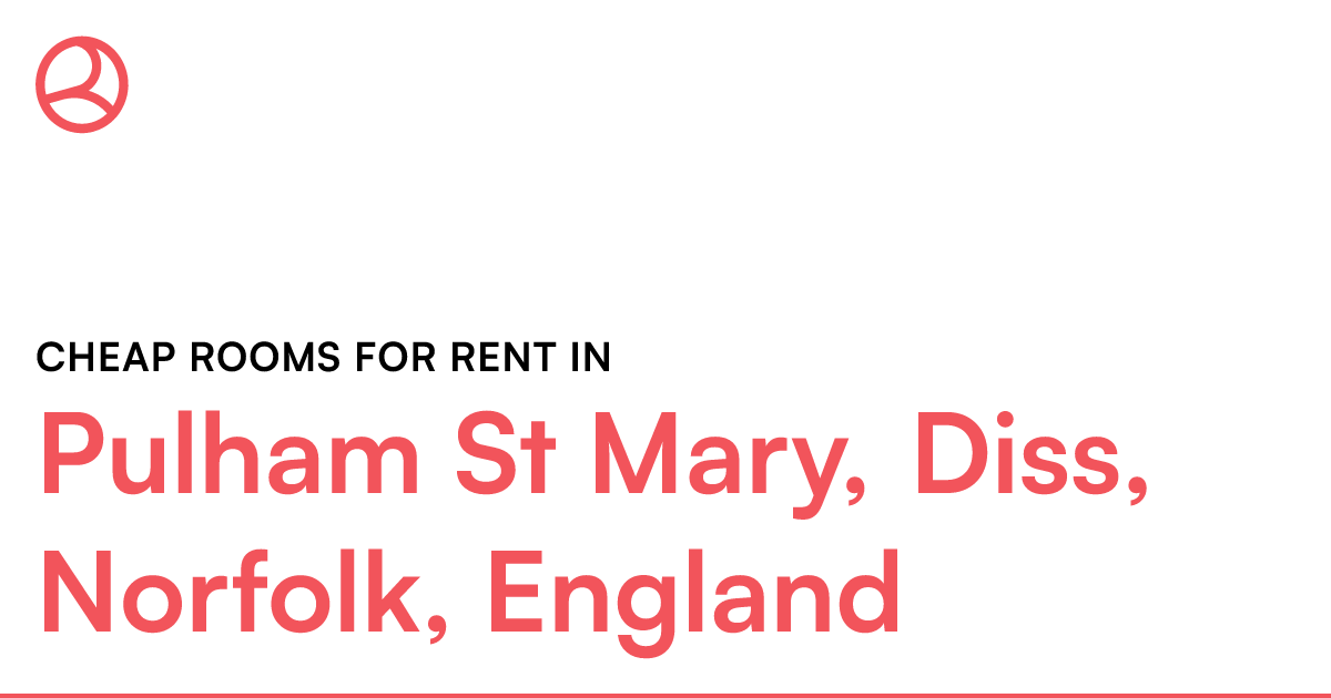 Pulham St Mary, Diss, Norfolk, England Cheap rooms... – Roomies.co.uk