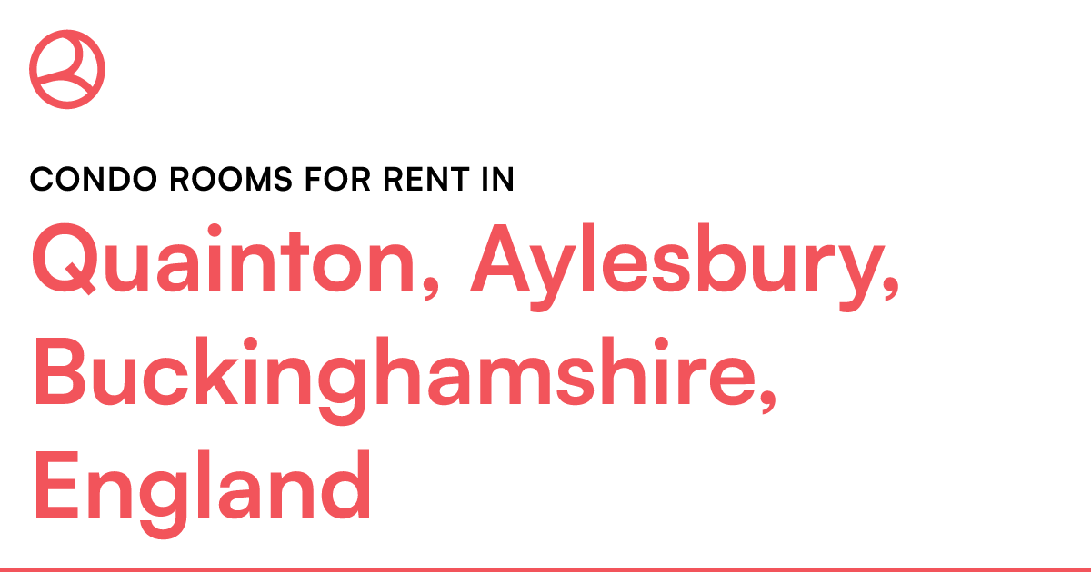 Quainton, Aylesbury, Buckinghamshire, England Condo... – Roomies.co.uk