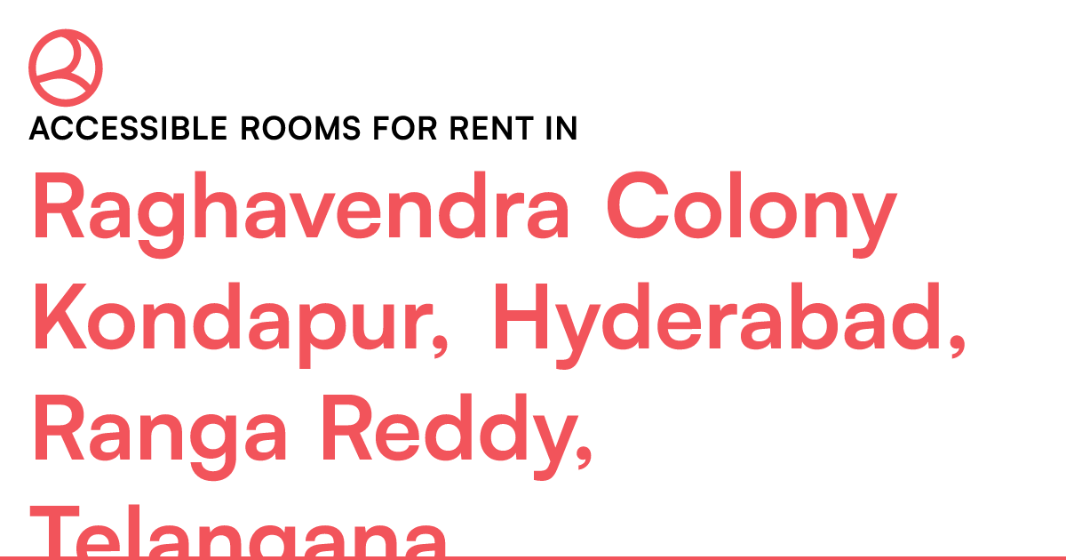 Raghavendra Colony Kondapur, Hyderabad, Ranga Reddy... – Roomies.co.in