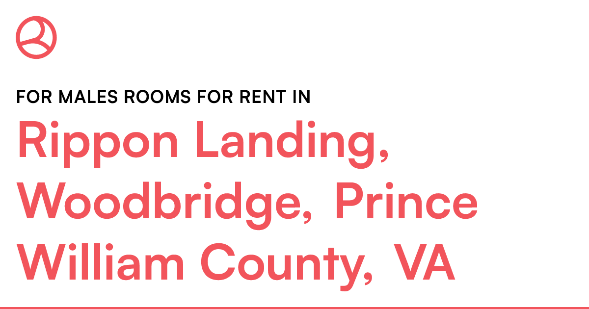 Rippon Landing, Woodbridge, Prince William County, VA... – Roomies.com