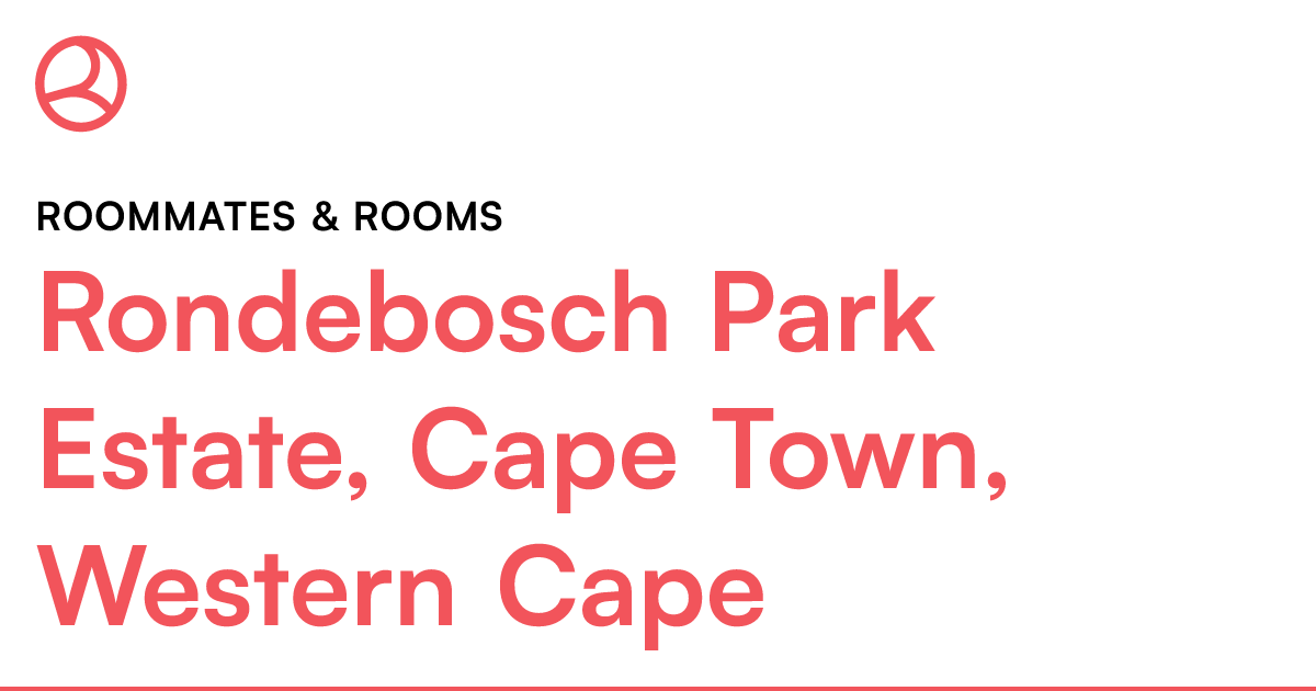 Rondebosch Park Estate, Cape Town, Western Cape Roo... – Roomies.co.za