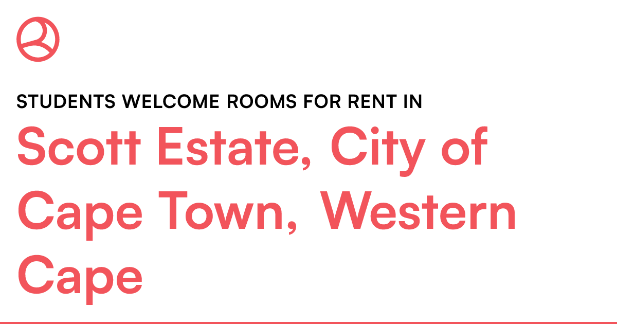Scott Estate, City of Cape Town, Western Cape Stude... – Roomies.co.za