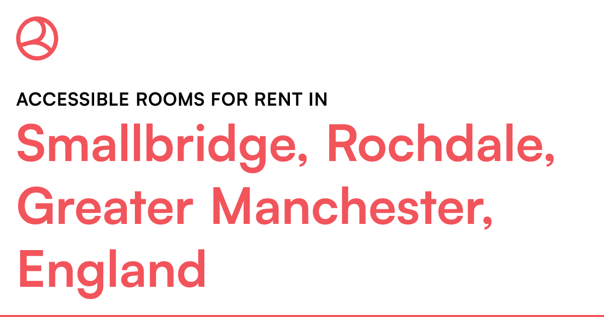 Smallbridge, Rochdale, Greater Manchester, England... – Roomies.co.uk