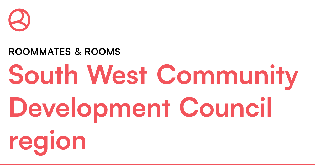 South West Community Development Council region Roomma... – Roomies.sg