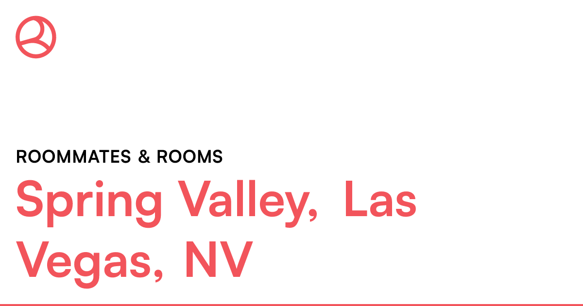 Spring Valley, Las Vegas, NV Roommates & rooms – Roomies.com