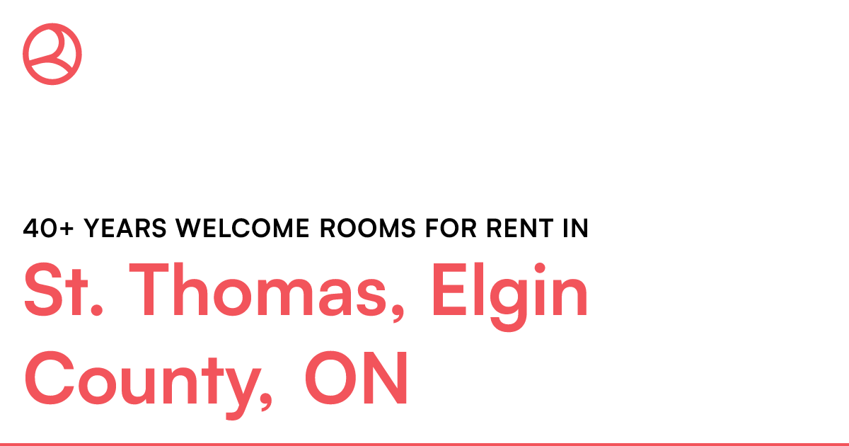 St. Thomas, Elgin County, ON 40+ years welcome rooms f... – Roomies.ca