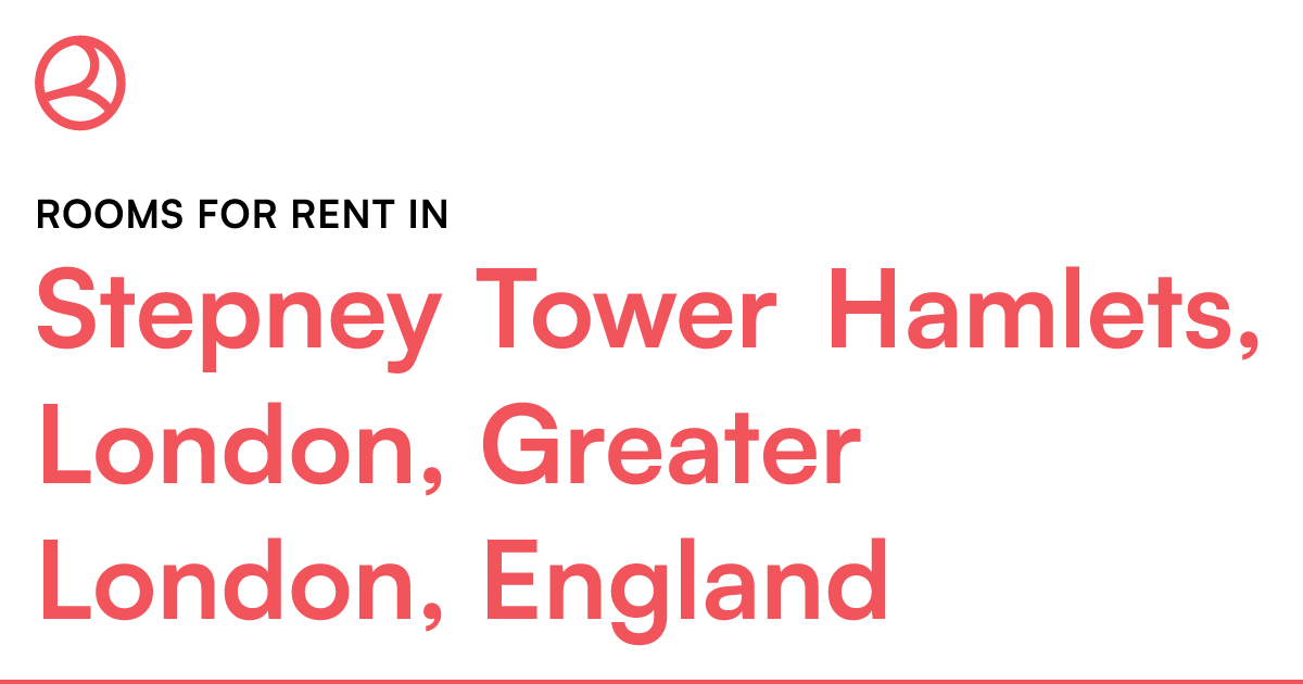 Stepney Tower Hamlets, London, Greater London, Engl... – Roomies.co.uk