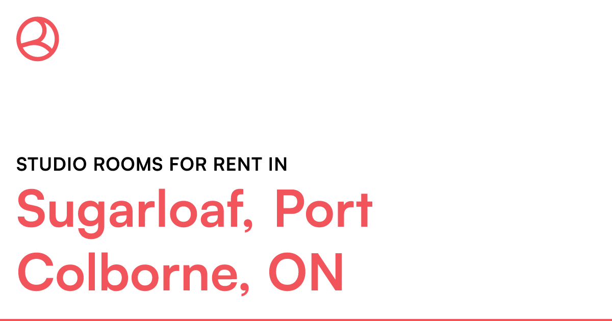 Sugarloaf, Port Colborne, ON Studio rooms for rent – Roomies.ca
