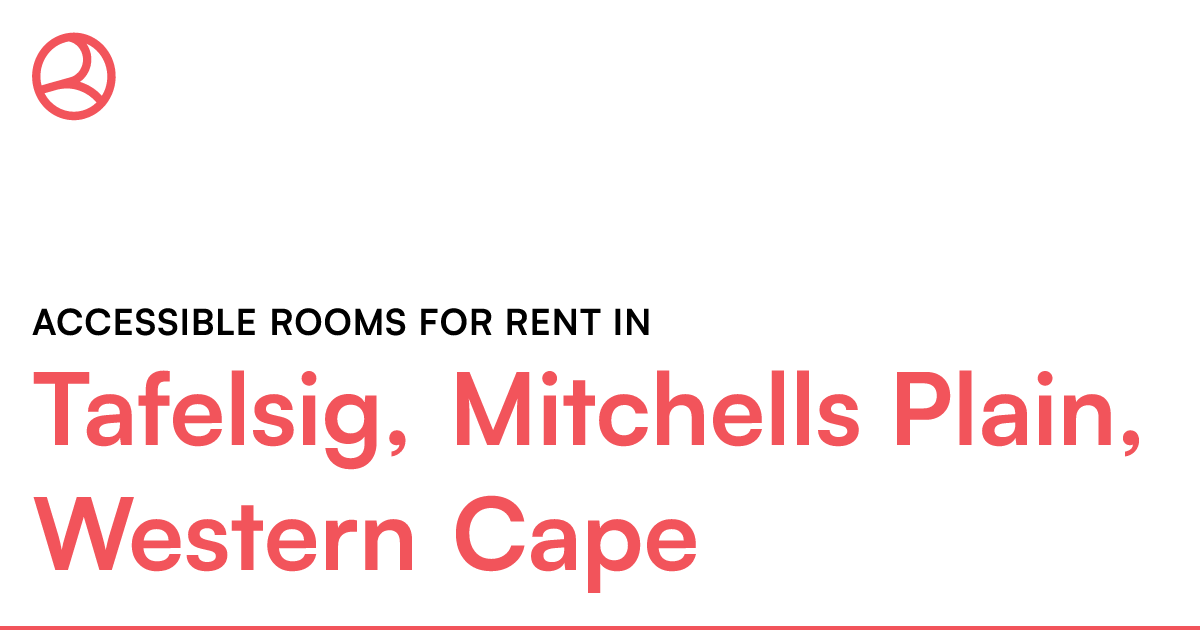 Tafelsig, Mitchells Plain, Western Cape Accessible... – Roomies.co.za