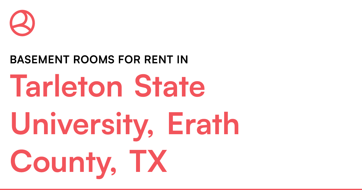 Tarleton State University, Erath County, TX Basement... – Roomies.com
